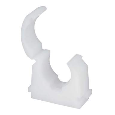 22mm Latch Over Pipe Clip White ( 22MMLPOC ) | CEF