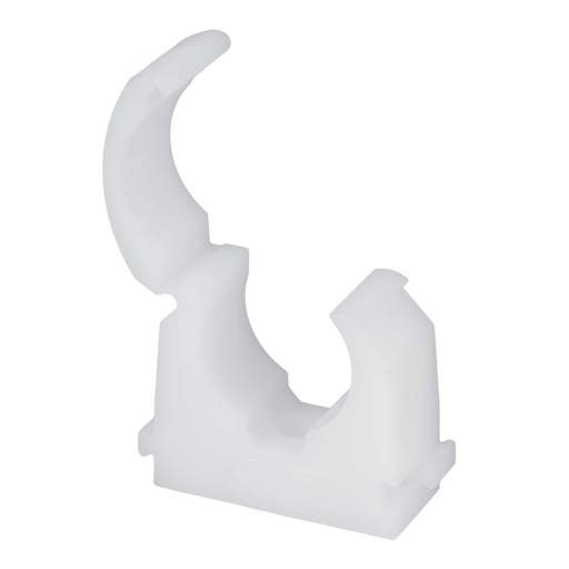 22mm Latch Over Pipe Clip White ( 22MMLPOC ) | CEF