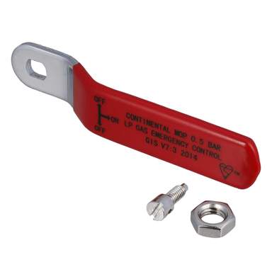 Red ECV Handle with Nut ( BVREDHANDLEKIT ) | CEF