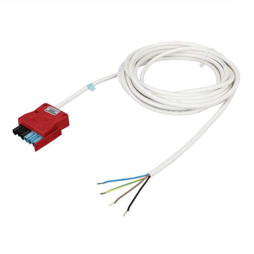 CP Electronics Legrand Vitesse 8m 4 Core Luminaire Lead Red Plug Black ...