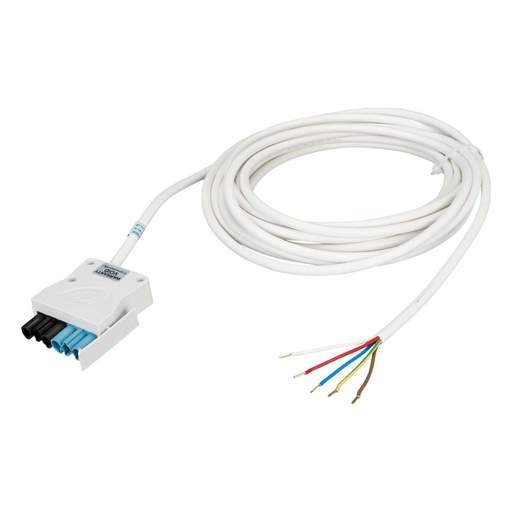 CP Electronics Vitesse 8m 5 Core Luminaire Lead White Plug Black / Blue ...