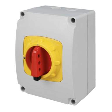 Craig & Derricott 63A 4 Pole Rotary Isolator Switch IP66 (SDP633N) | CEF