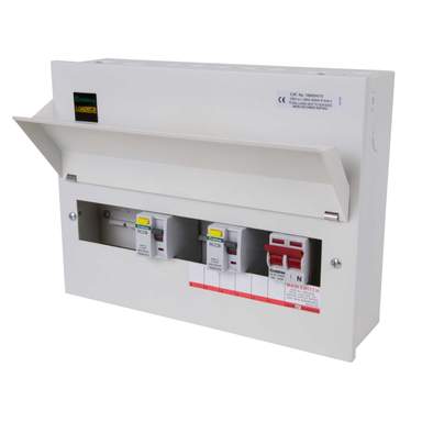 Crabtree Loadstar 10 Way Flexible Dual 80A RCD High Integrity Metal ...