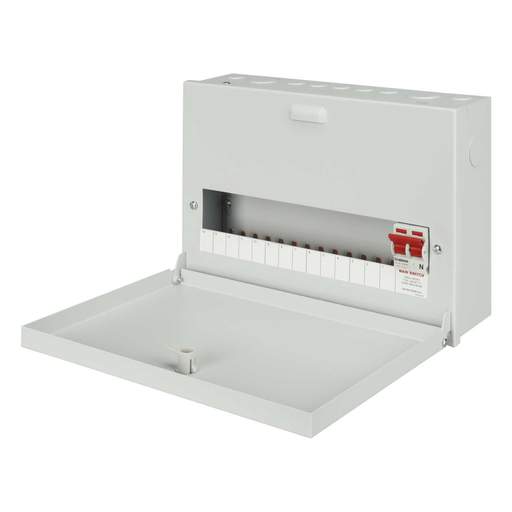 Crabtree Loadstar 14 Way 100A SP+N Type A Metalclad Distribution Board ...
