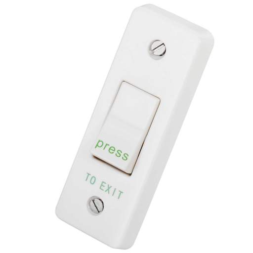 Crabtree 10A 1 Gang 2 Way Retractive Switch marked Press To Exit (4097 ...