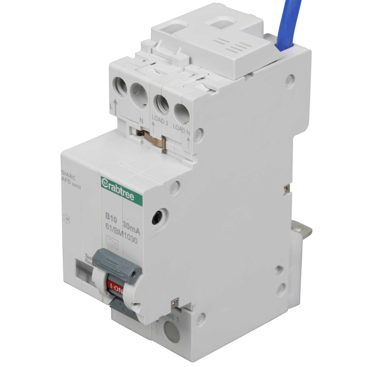 Crabtree 10A Double Pole 2 Module B Curve 6kA 30mA AFDD Combined RCBO (61/BM10AFD) | CEF