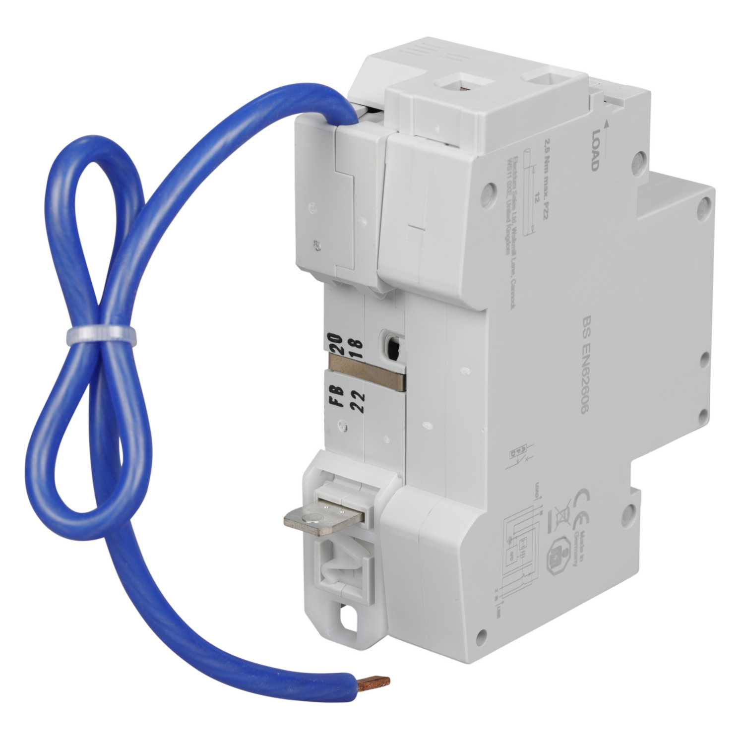 Crabtree 20A Double Pole 2 Module B Curve 6kA 30mA AFDD Combined RCBO (61/BM20AFD) | CEF