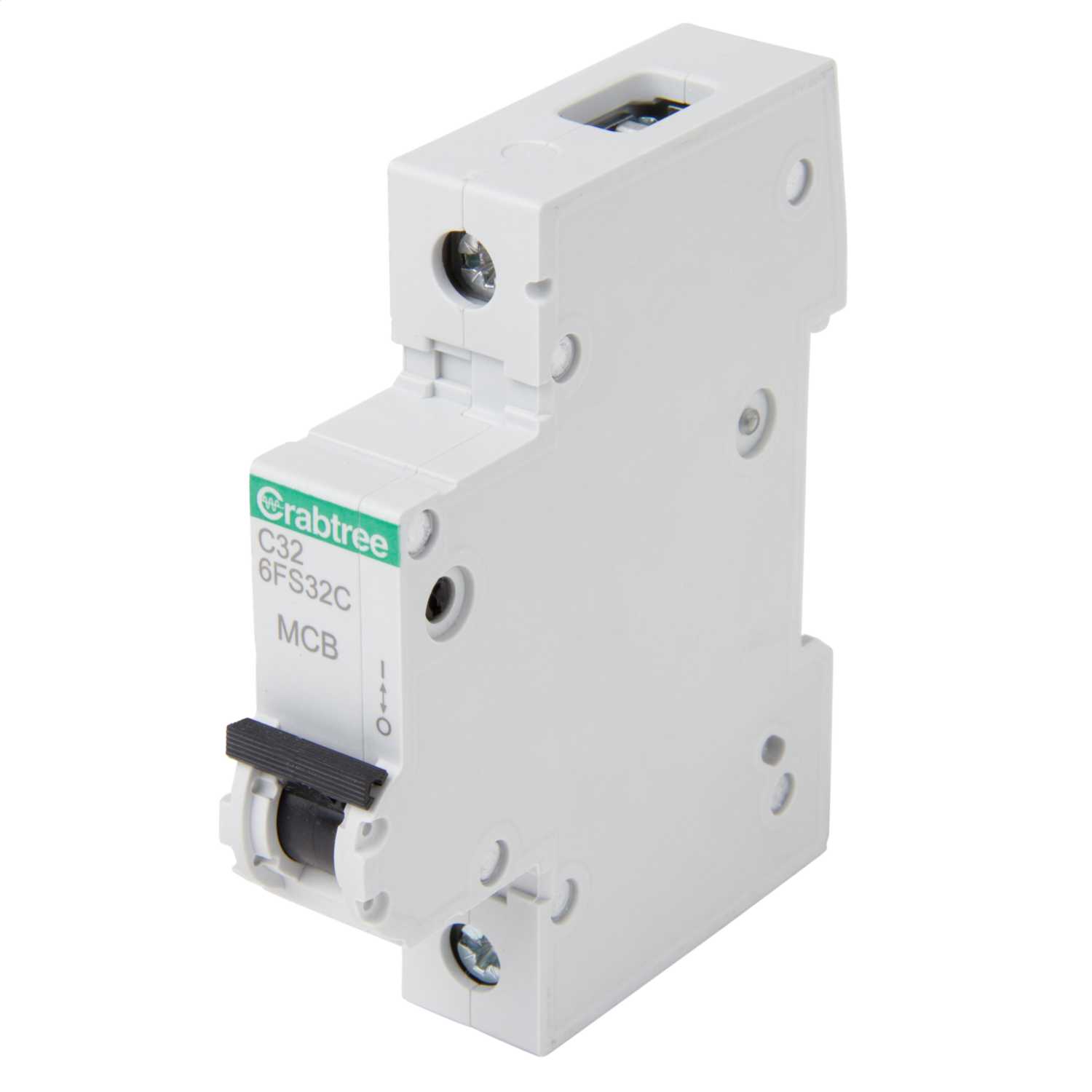 Crabtree Loadstar 6FS 32A Single Pole 6kA C Curve MCB (6FS32C) | CEF