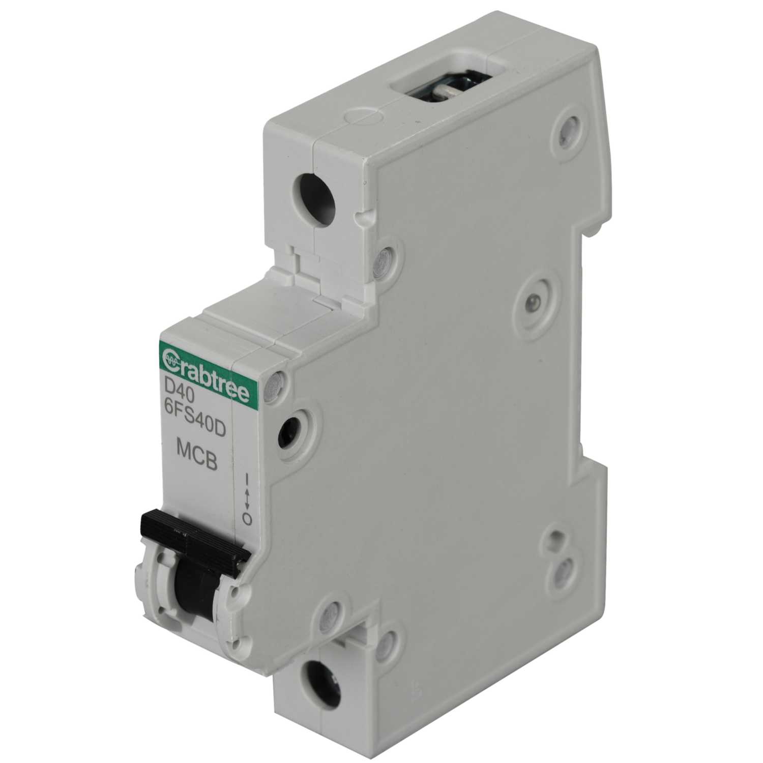 Crabtree Loadstar 6FS 40A Single Pole 6kA D Curve MCB (6FS40D) | CEF