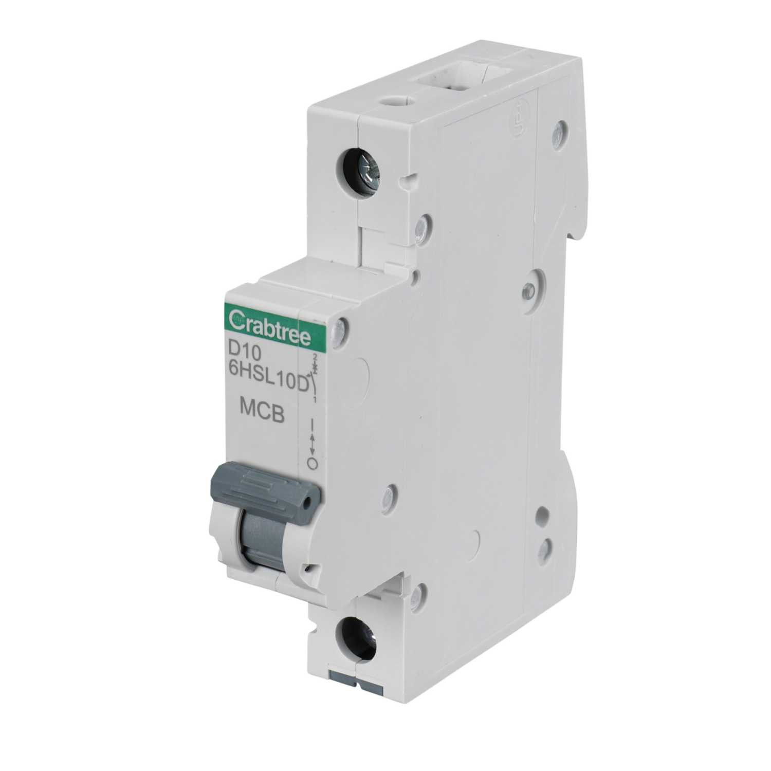 Crabtree 10A Single Pole 10kA D Curve MCB (6HSL10D) | CEF