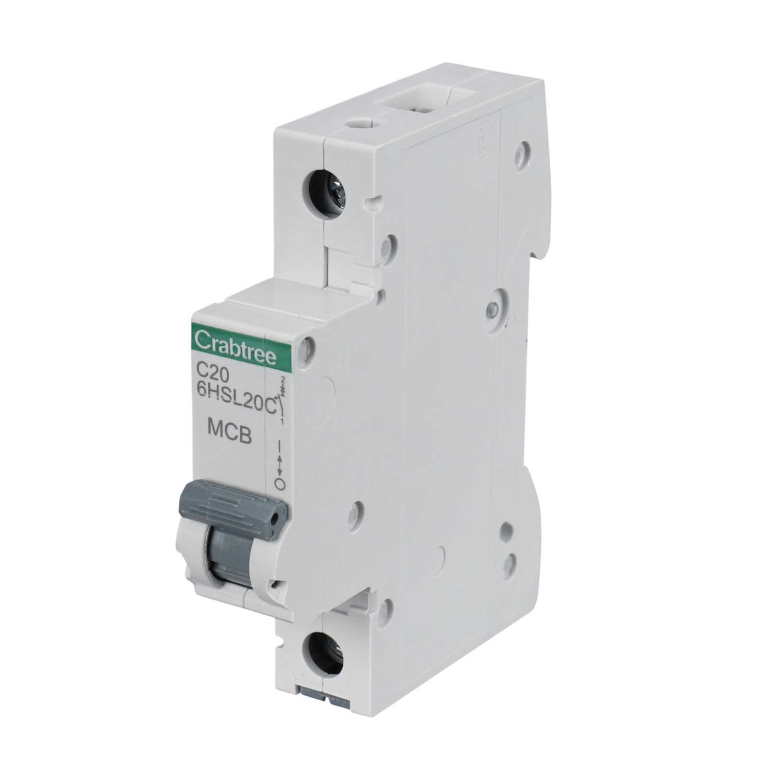 Crabtree 20A Single Pole 10kA C Curve MCB (6HSL20C) | CEF