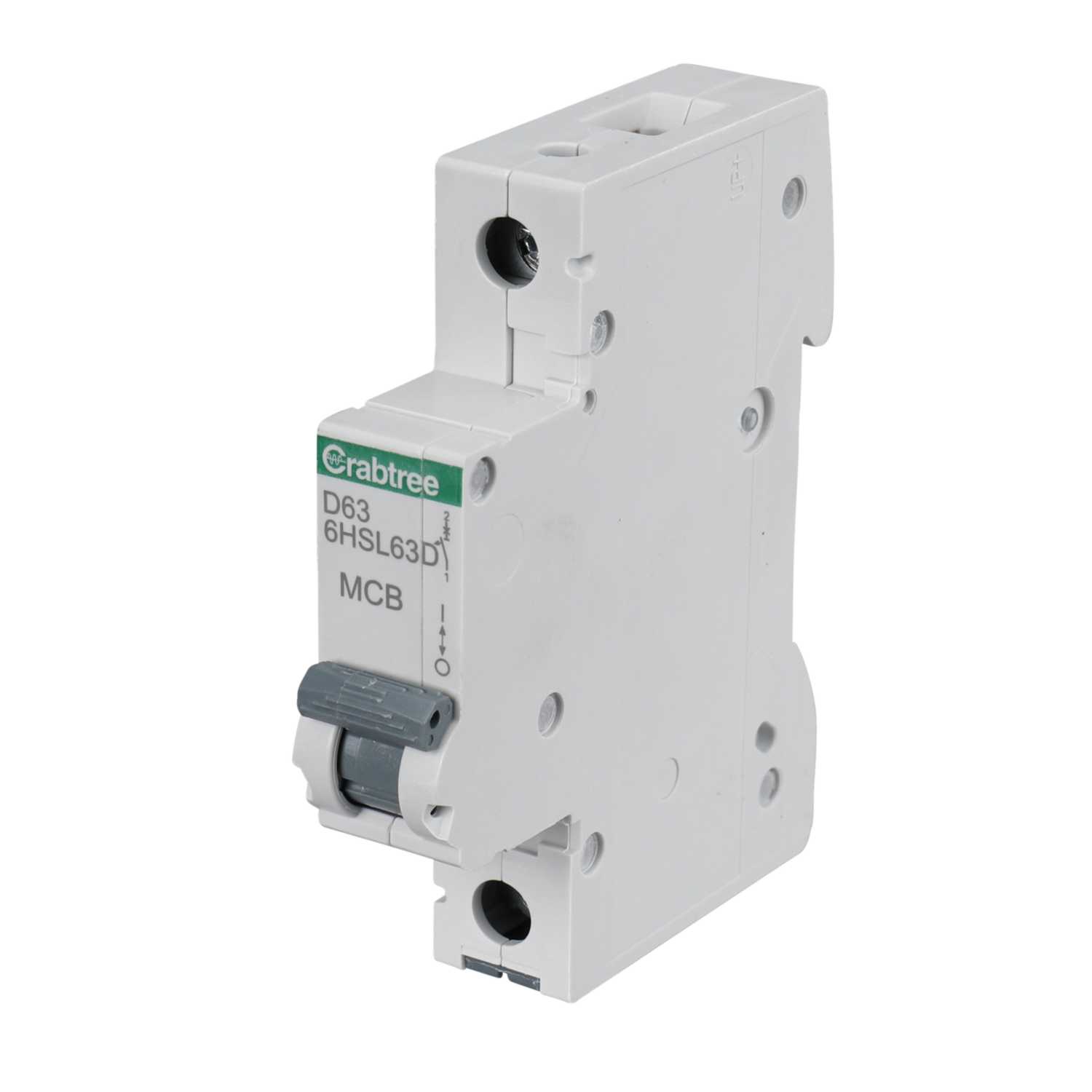 Crabtree 63A Single Pole 10kA D Curve MCB (6HSL63D) | CEF