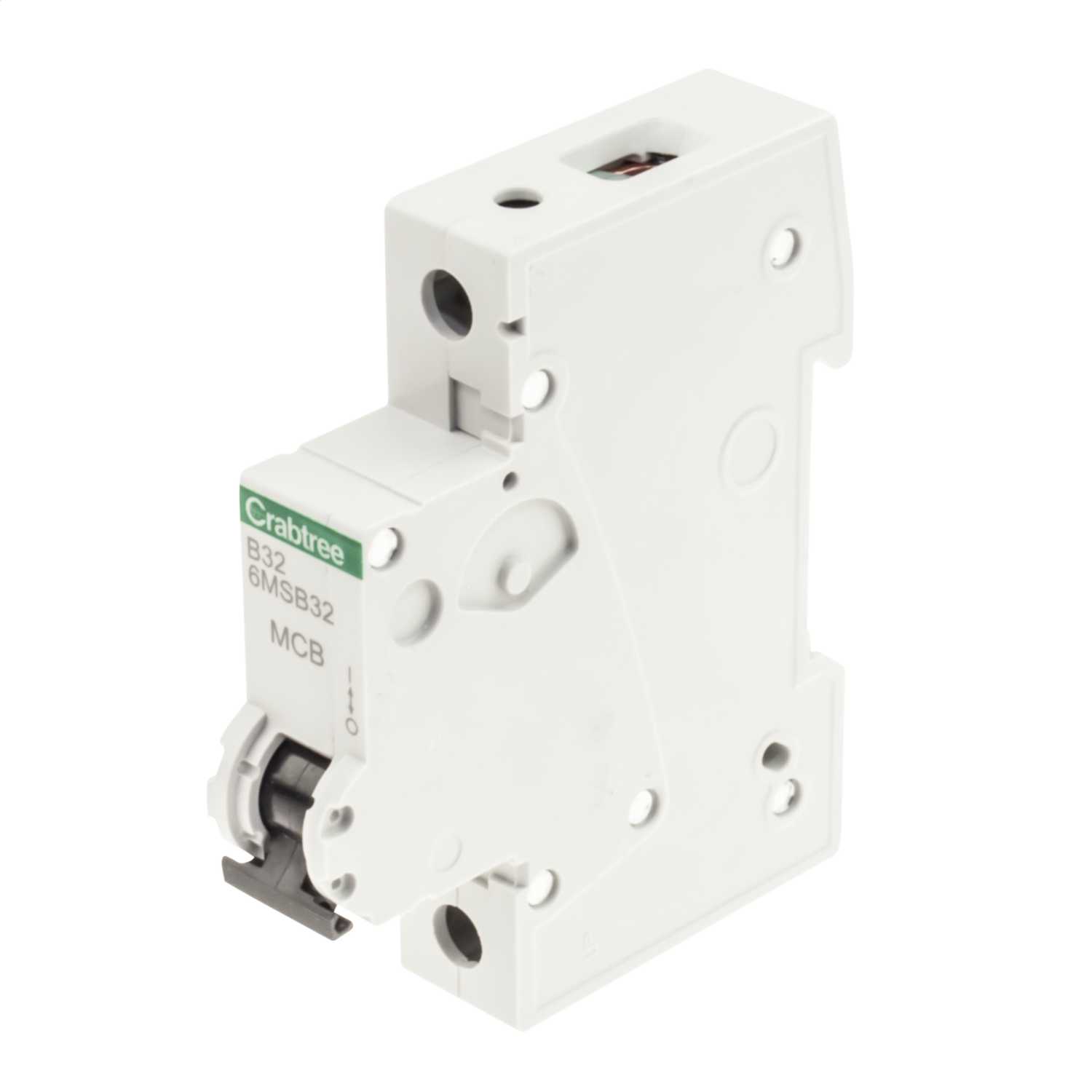 Crabtree Loadstar 6MS 32A Single Pole 6kA B Curve MCB (6MSB32) | CEF
