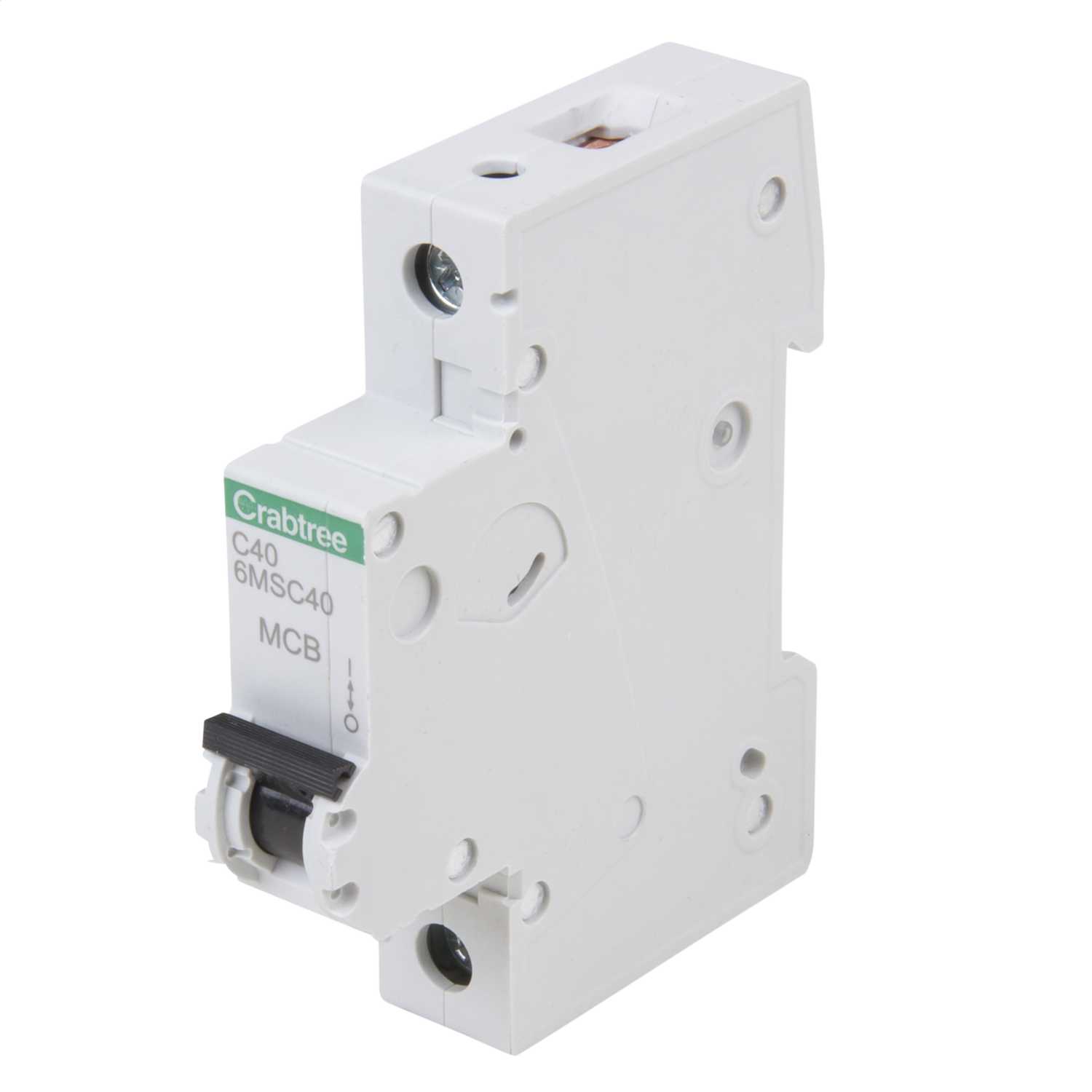 Crabtree Loadstar 6MS 40A Single Pole 6kA C Curve MCB (6MSC40) | CEF