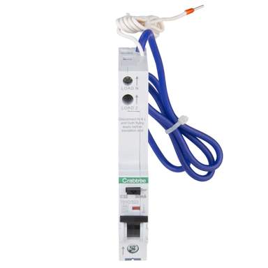 Crabtree Polestar 32A Single Pole 1 Module C Curve 16kA 30mA Type A RCBO (701C/323) | CEF