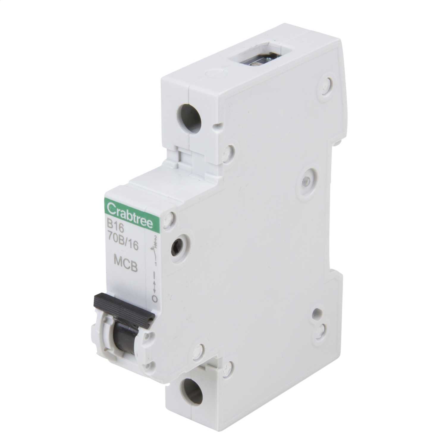 Crabtree Polestar 16A 16kA Single Pole B Curve MCB (70B/16) | CEF