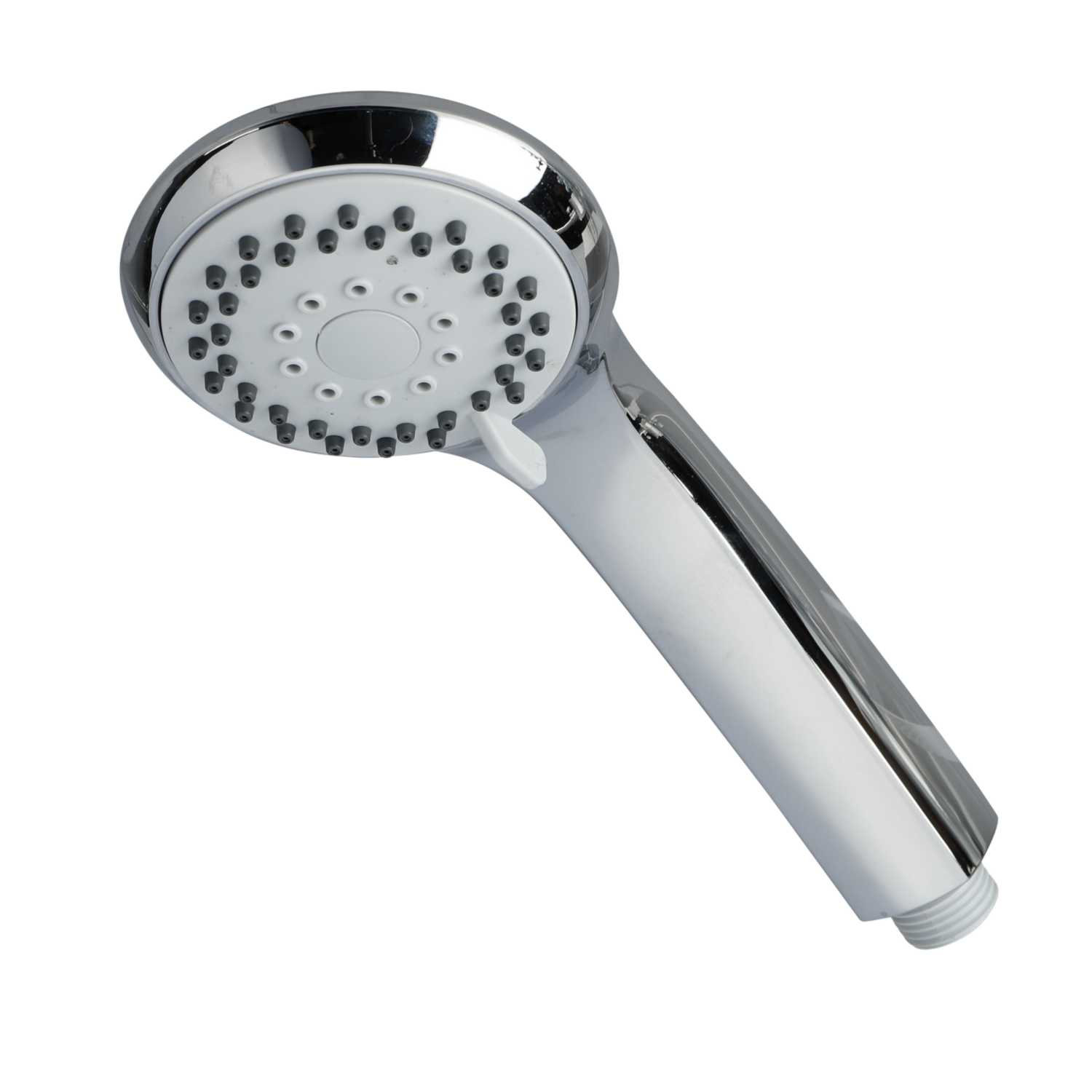 Croydex Three Function Shower Handset with Hose and Bracket Chrome (AM250741) | CEF