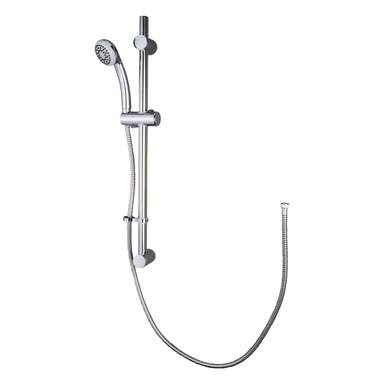 Croydex One Function Shower Set with Riser Rail Chrome (AM250941) | CEF