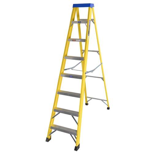 Greenbrook 8 Tread Fibreglass Stepladder (LAD8) | CEF