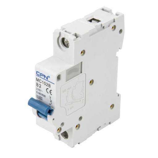 Cudis MC 2A Single Pole 6kA B Curve MCB (MC102B) | CEF