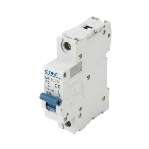 Cudis MC 2A Single Pole 6kA C Curve MCB (MC102C) | CEF