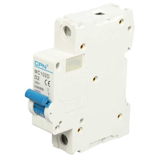 Cudis MC 2A Single Pole 6kA D Curve MCB (MC102D) | CEF
