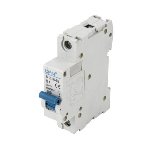 Cudis MC 4A Single Pole 6kA B Curve MCB (MC104B) | CEF