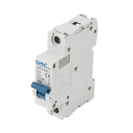 Cudis MC 4A Single Pole 6kA C Curve MCB (MC104C) | CEF