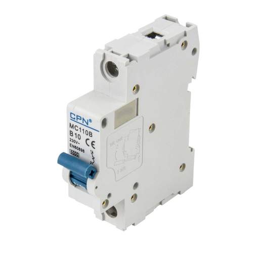 Cudis CPN MC 10A Single Pole 6kA B Curve MCB (MC110B) | CEF