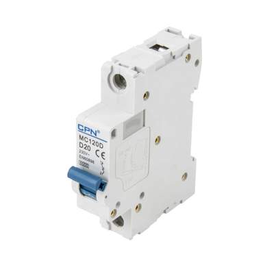 Cudis MC 20A Single Pole 6kA D Curve MCB (MC120D) | CEF