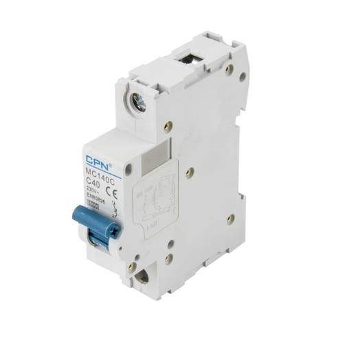Cudis MC 40A Single Pole 6kA C Curve MCB (MC140C) | CEF
