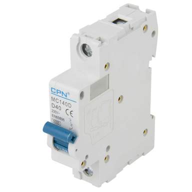 Cudis MC 40A Single Pole 6kA D Curve MCB (MC140D) | CEF