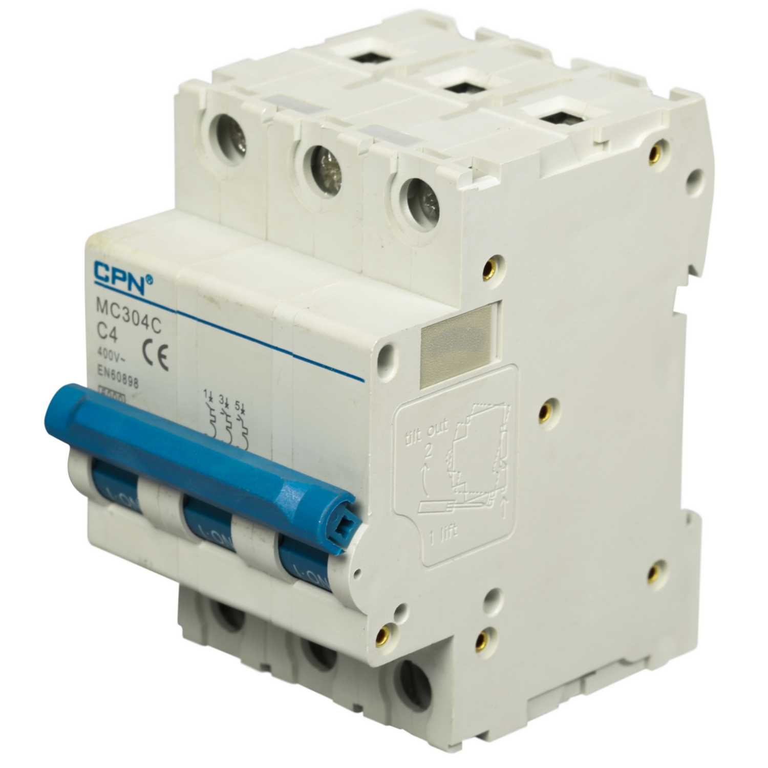 Cudis CPN MC 4A Triple Pole 6kA C Curve MCB (MC304C) | CEF