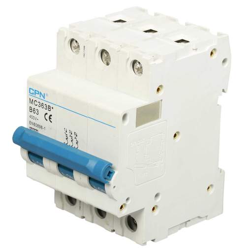 Cudis MC 63A Triple Pole 6kA B Curve MCB (MC363B) | CEF