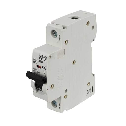 Cudis 32A Single Pole 10kA B Curve MCB (MH132B) | CEF