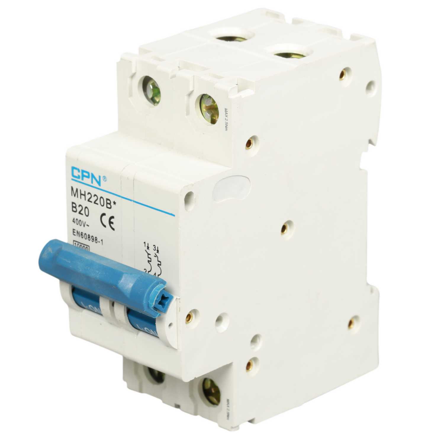Cudis CPN 20A Double Pole 10kA B Curve MCB (MH220B) | CEF