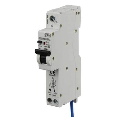 Cudis ROSB 6A 1P+N 1 Module C Curve 10kA 30mA Type A RCBO (ROSB-106C/030A) | CEF