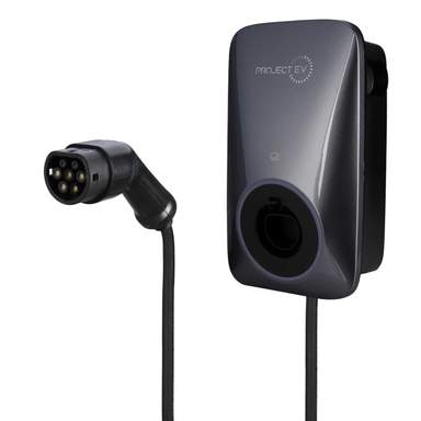 Project EV Apex 22kW Pro Earth AC Wall Charger with 32A Type 2 Tethered ...