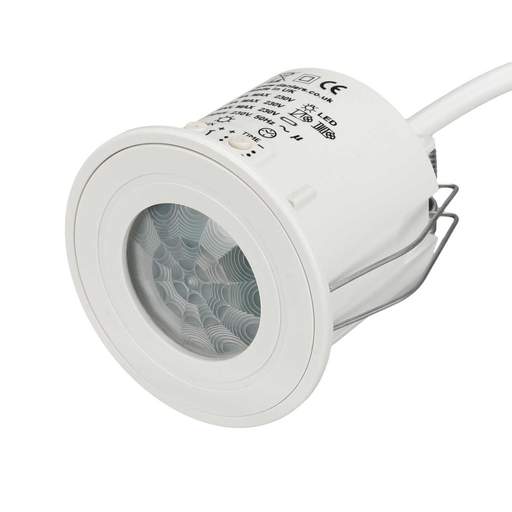 Danlers Splashproof Ceiling Flush Mounted PIR Occupancy Switch White ...