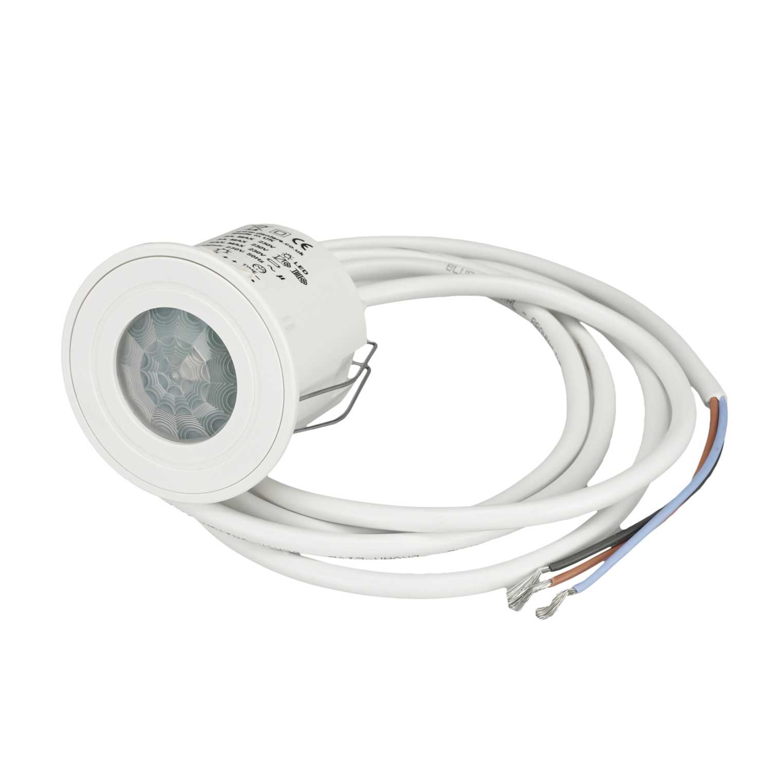 Danlers Splashproof Ceiling Flush Mounted PIR Occupancy Switch White ...