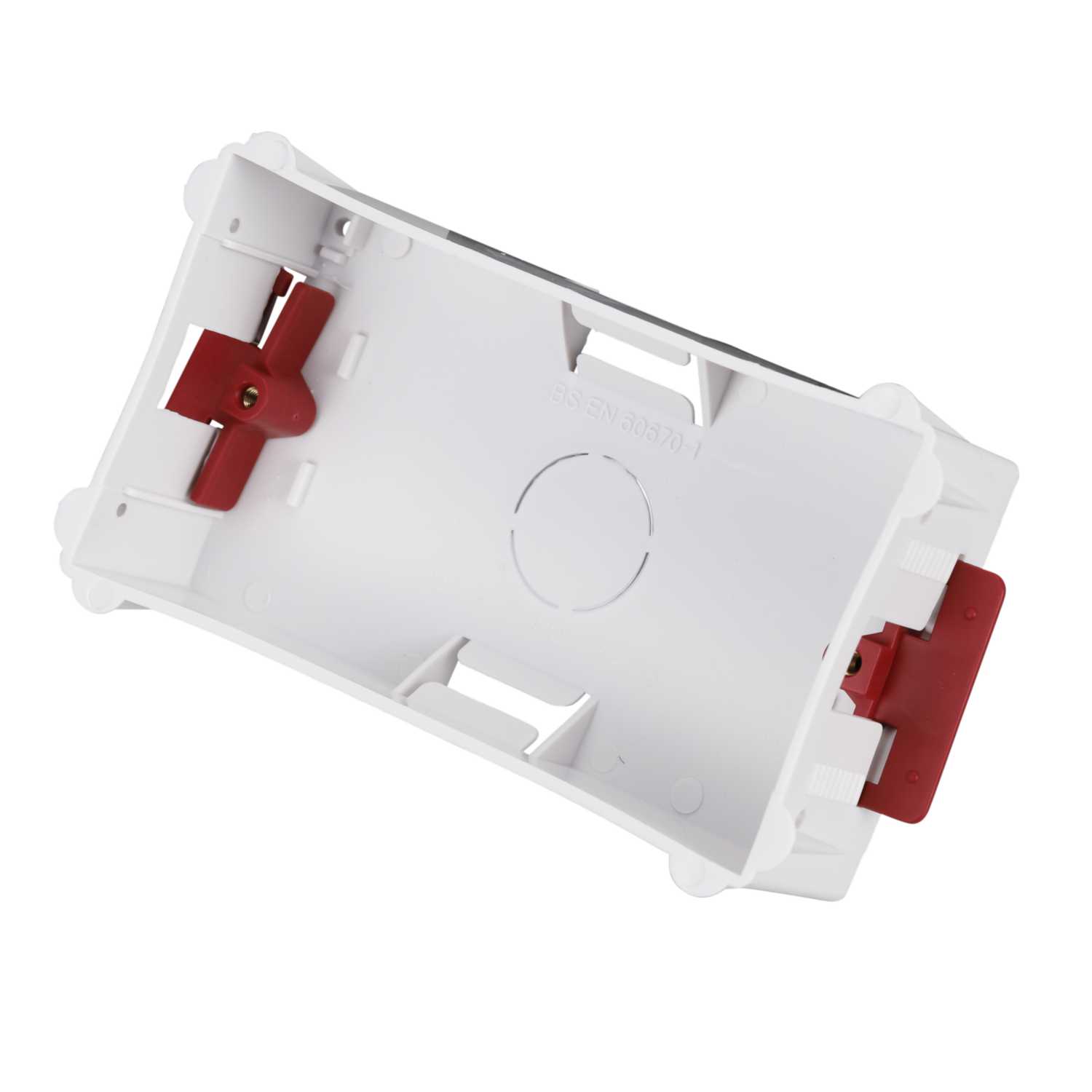 Deta 2 Gang 35mm Deep Dry Lining Box White (DB2548) | CEF