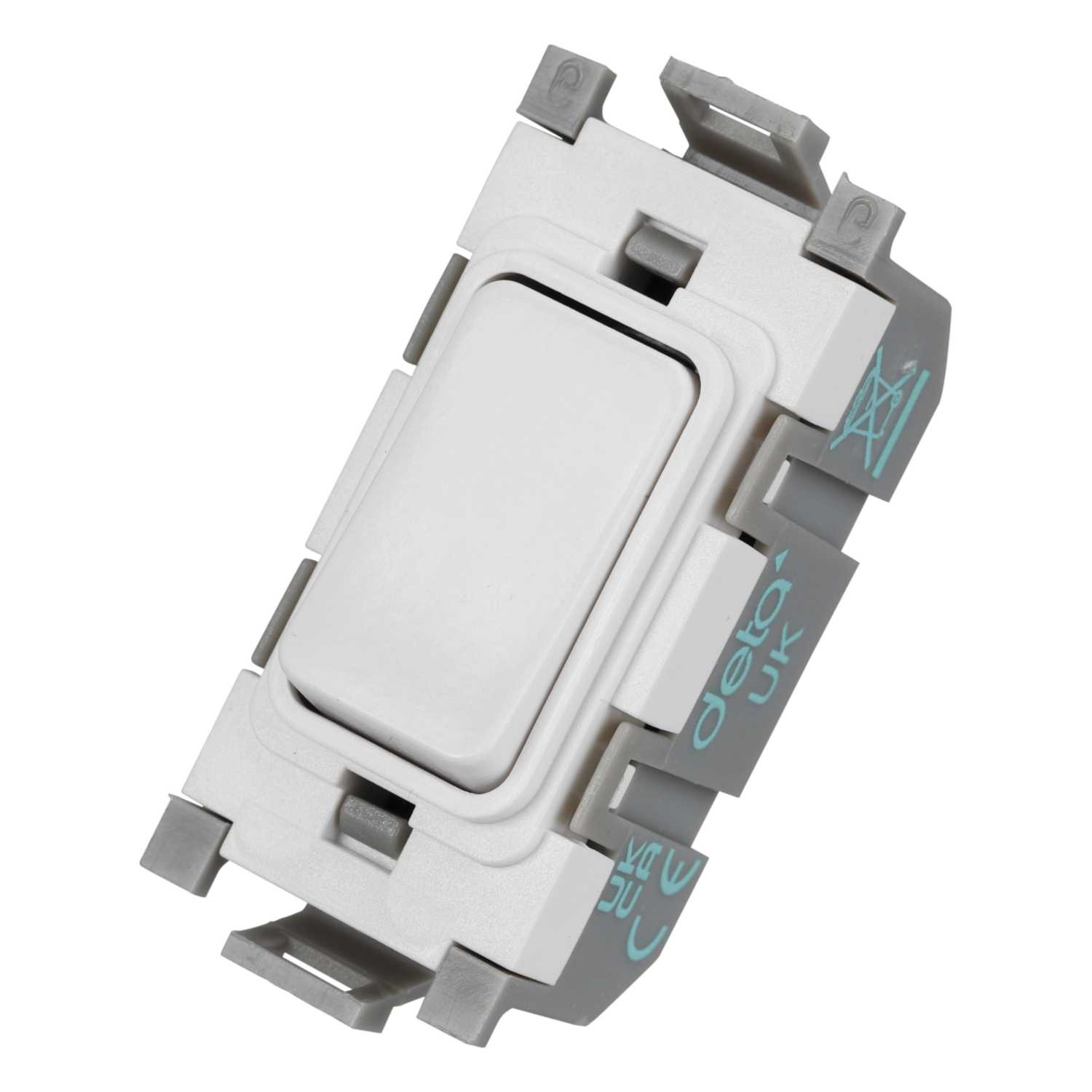Deta 10A Single Pole 2 Way Grid Switch (G3502) | CEF