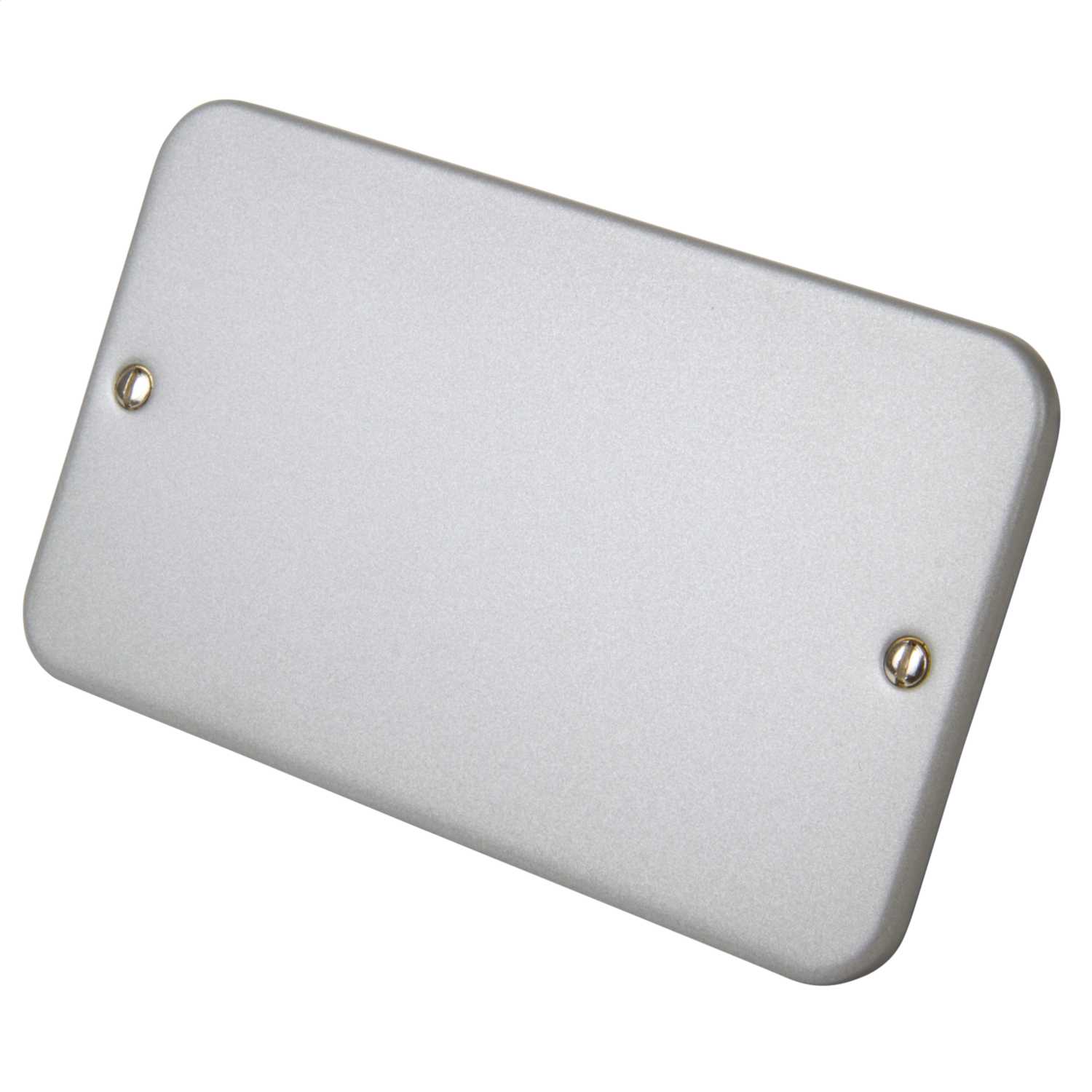 Deta 2 Gang Blank Plate Metal Clad (M1201) | CEF