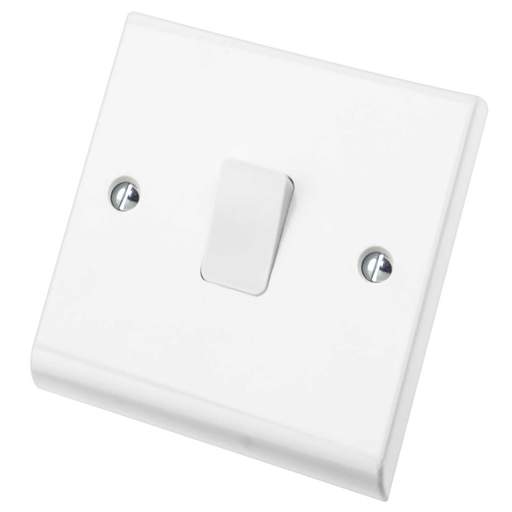 Deta 10A 1 Gang 1 Way Light Switch (S1202) | CEF