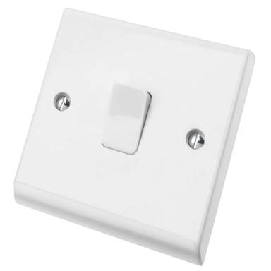 Deta 20A DP Switch White (S1390) | CEF