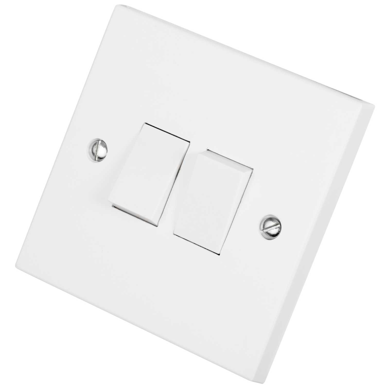 Deta Vimark 10A 2 Gang 2 Way Light Switch (V1204) | CEF