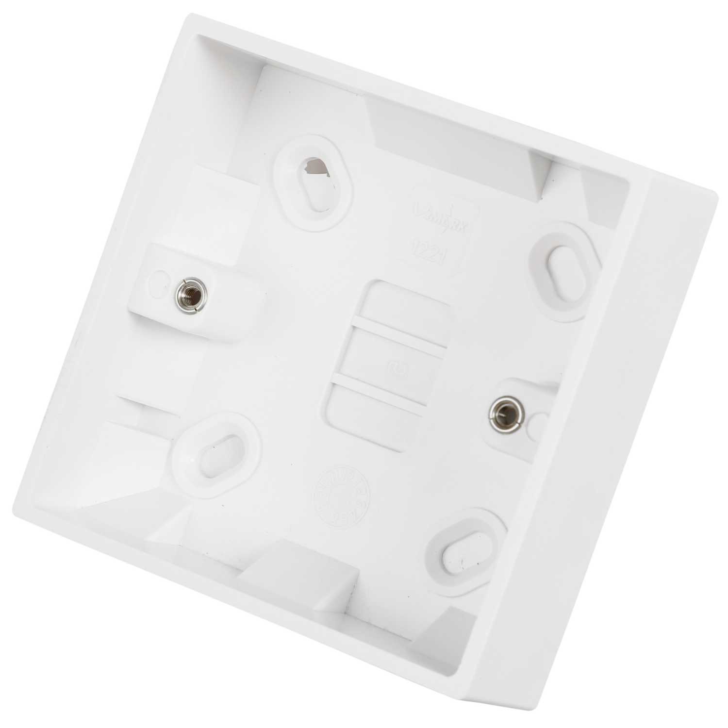 Deta 1 Gang 25mm Pattress (V1221) | CEF