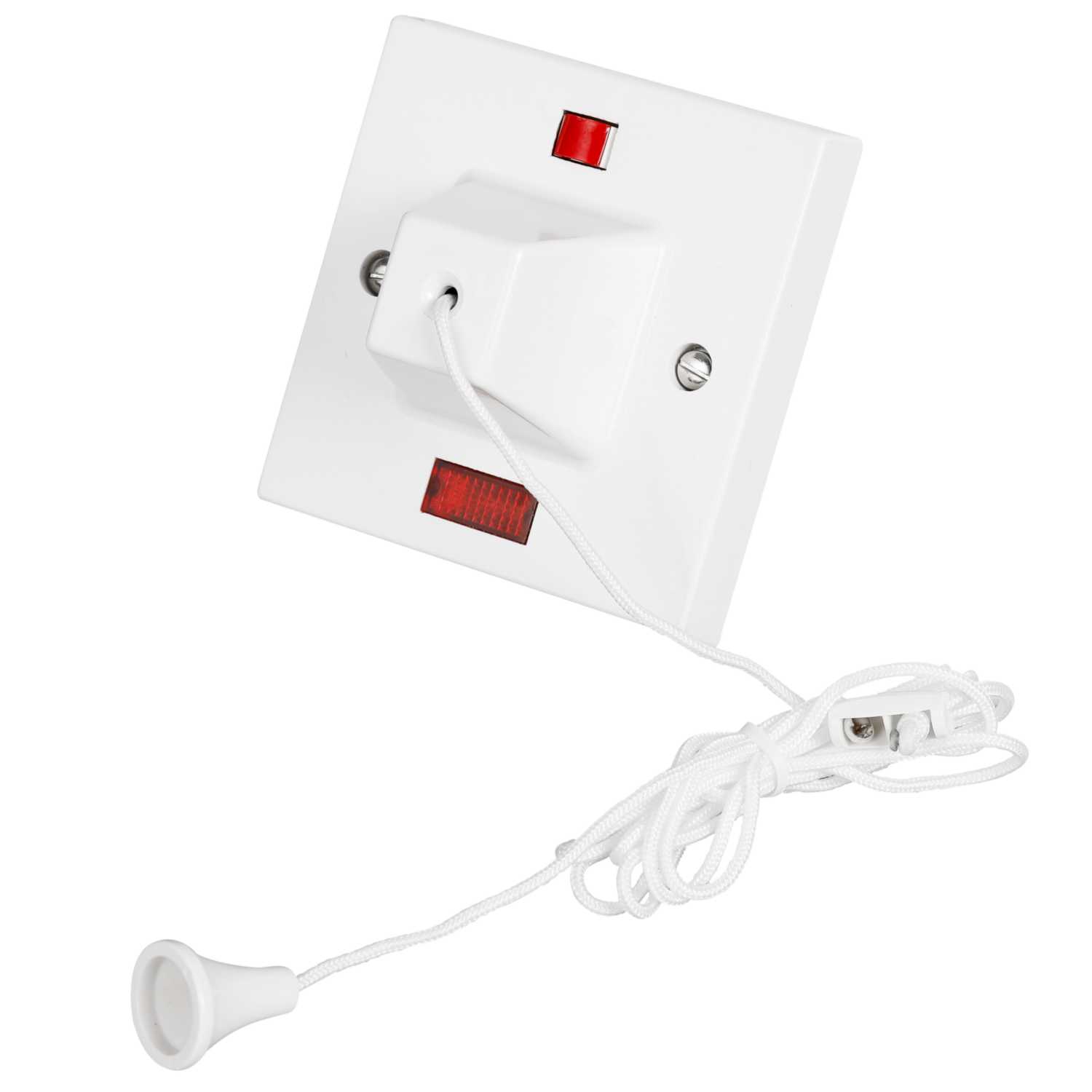 Deta 45A Double Pole Ceiling Switch with Neon (V1298) | CEF