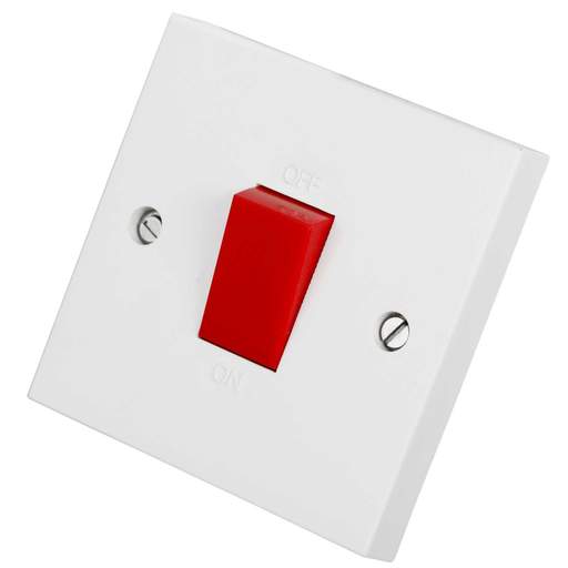 Deta 45A DP 1 Gang Switch (V1300) | CEF