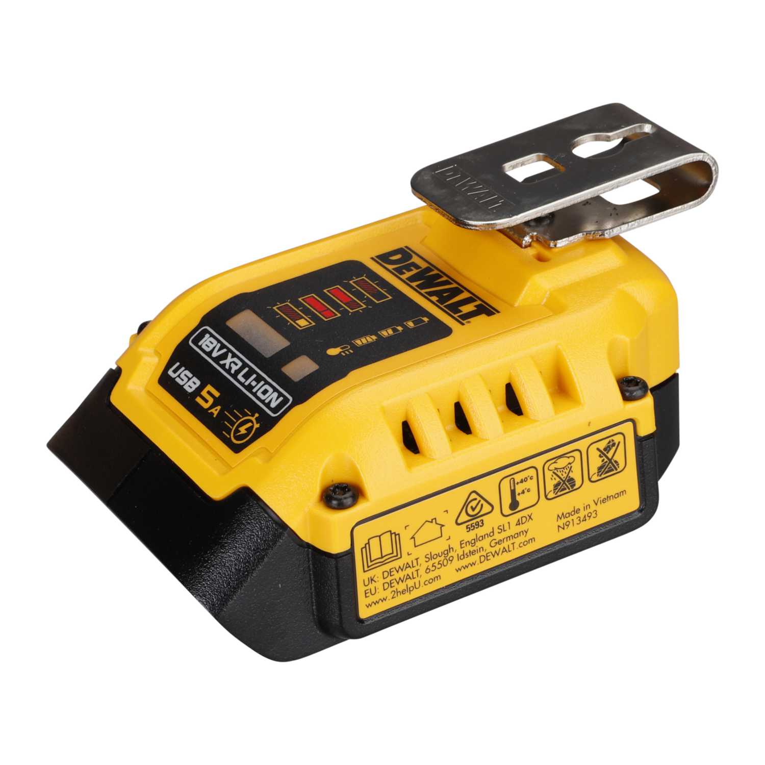 DeWALT DCB094K-GB 18V XR 5A USB Charging Kit (DCB094K-GB) | CEF